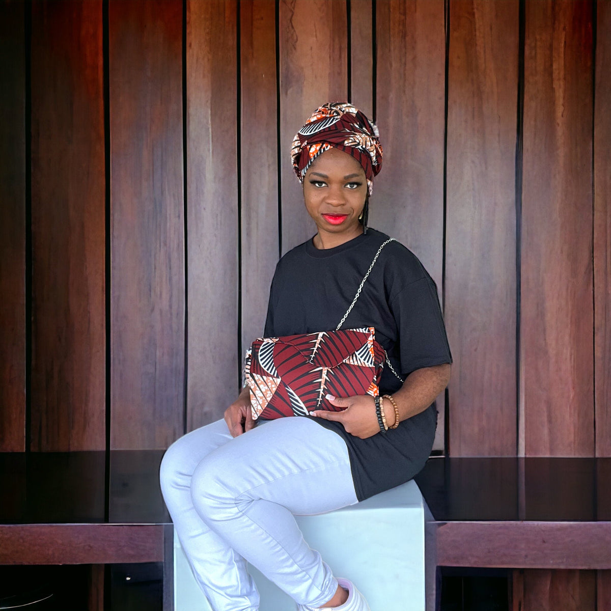 Ankara Purse and Head Wrap – Zesty-Couture